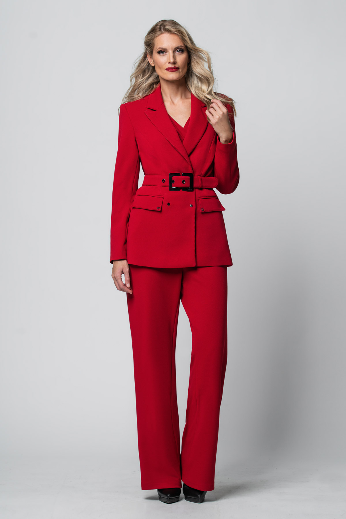 Crveno žensko odelo | Modna kuća Luna