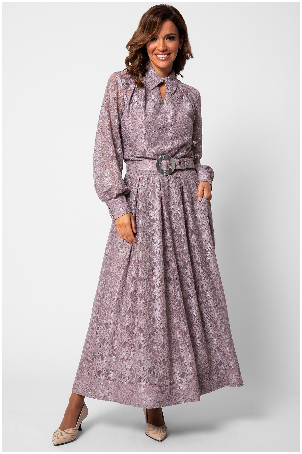 Lepršava midi haljina | Modna kuća Luna