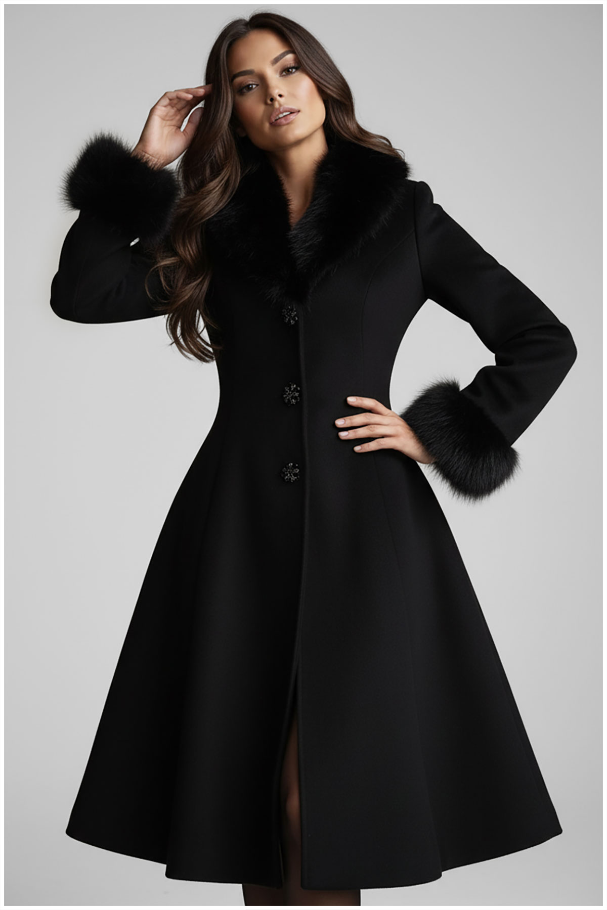 Elegant tailored coat | Luna Fashion House