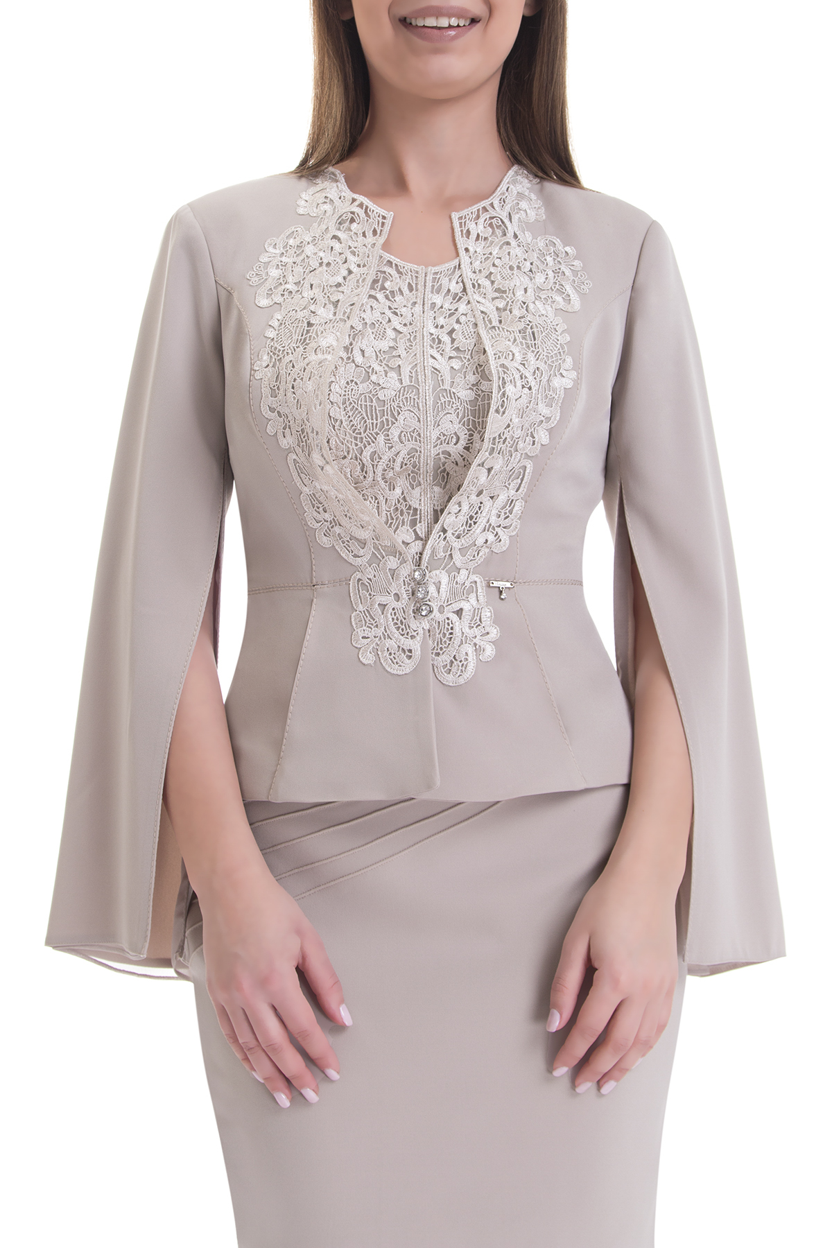 Luna sako bez revera sečenih rukava | Modna kuća Luna