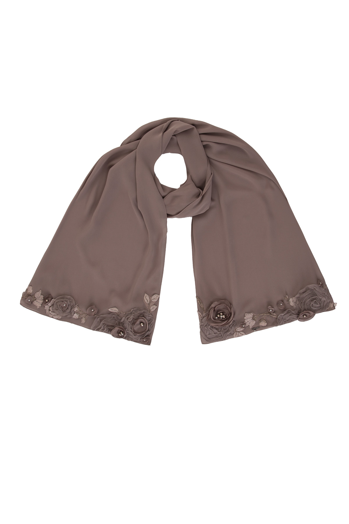 Elegant Luna scarf with unique floral details, formal collection 2019 ...