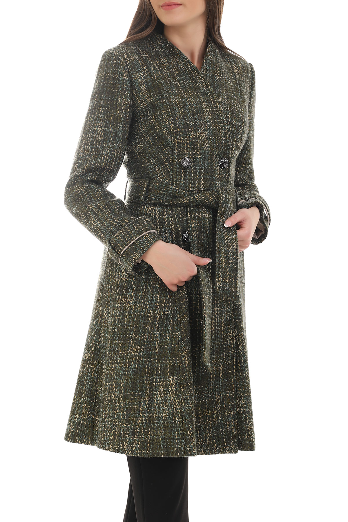 Široki Luna kaput sa visokom kragnom koji se lako uklapa uz različite ...