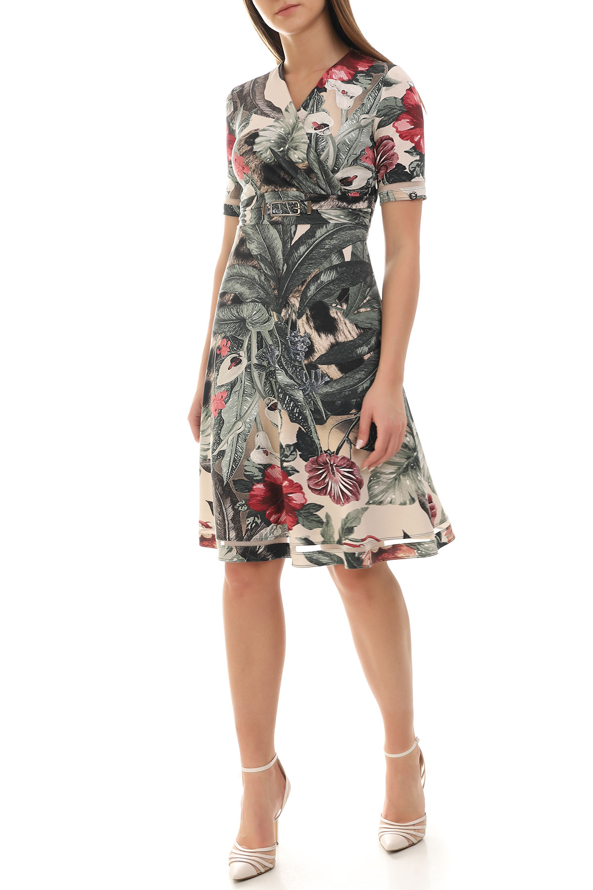 Lahkotna cvetlična obleka | Spletna prodaja ženske konfekcije