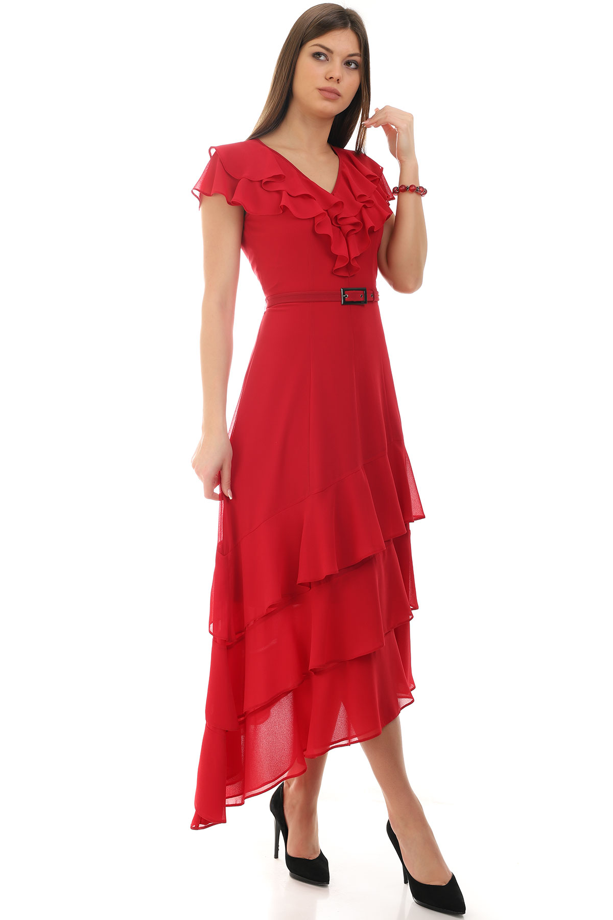 Elegantna Luna haljina sa karnerima | Modna kuća Luna