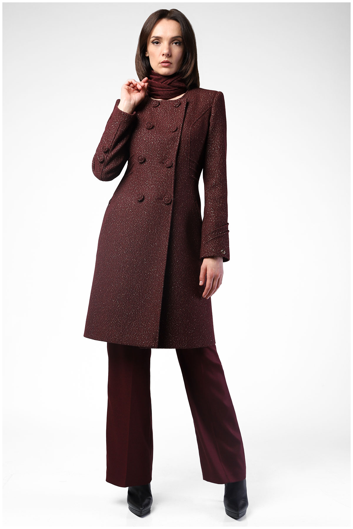 Elegantni bordo šal | Modna kuća Luna