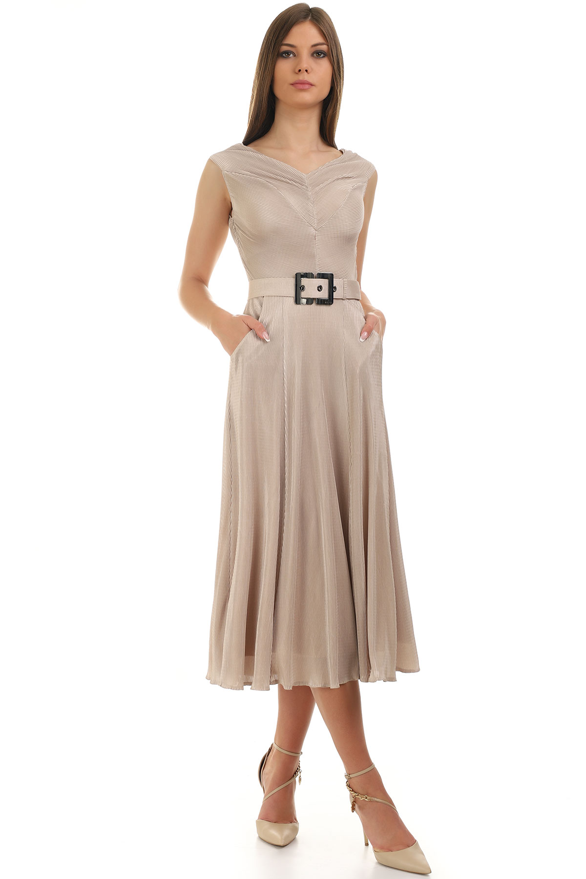 Svečana Midi Haljina Mia, Elegantne Prolećne Haljine | Modna kuća Luna