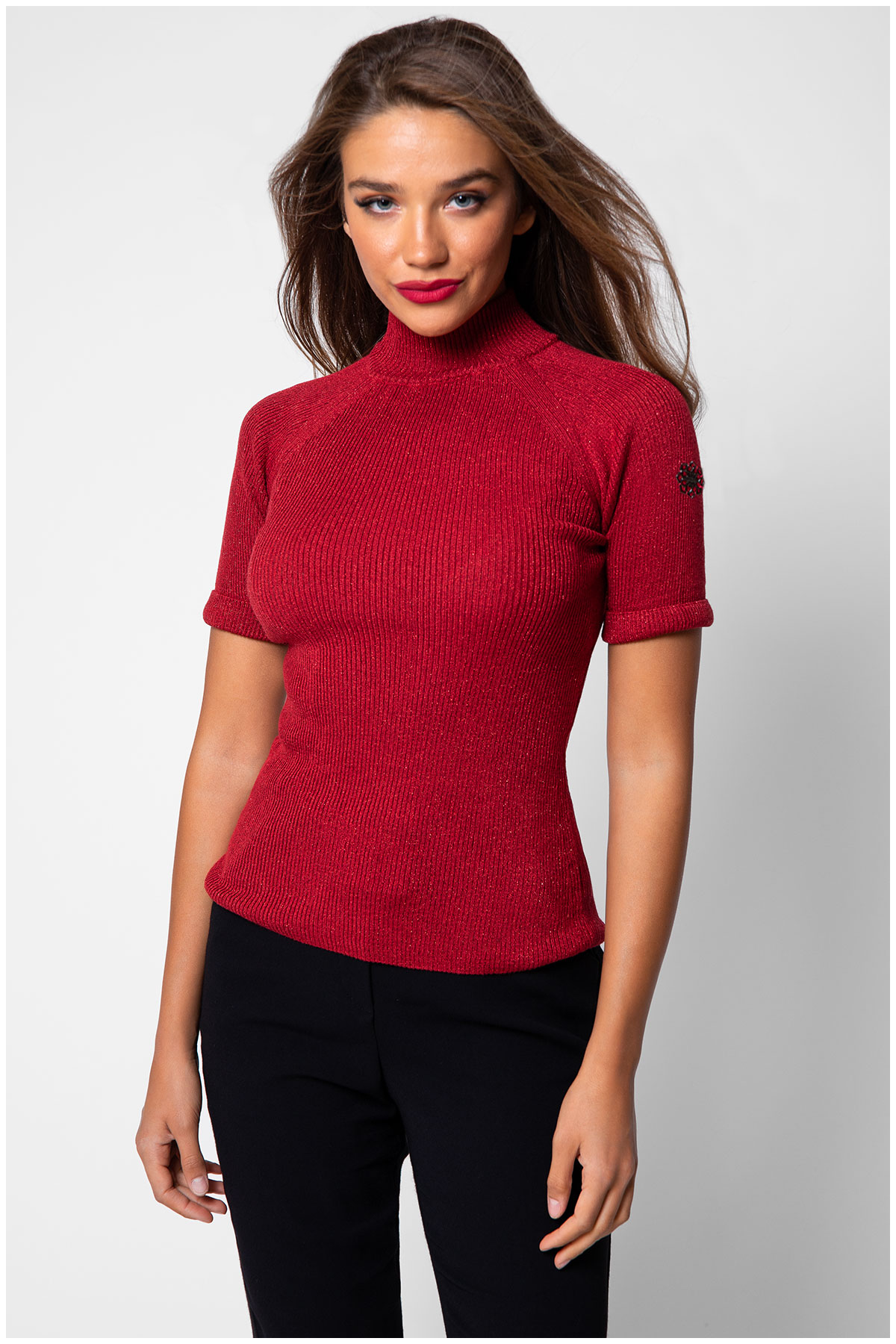 Fitted turtleneck | Luna Fashion House