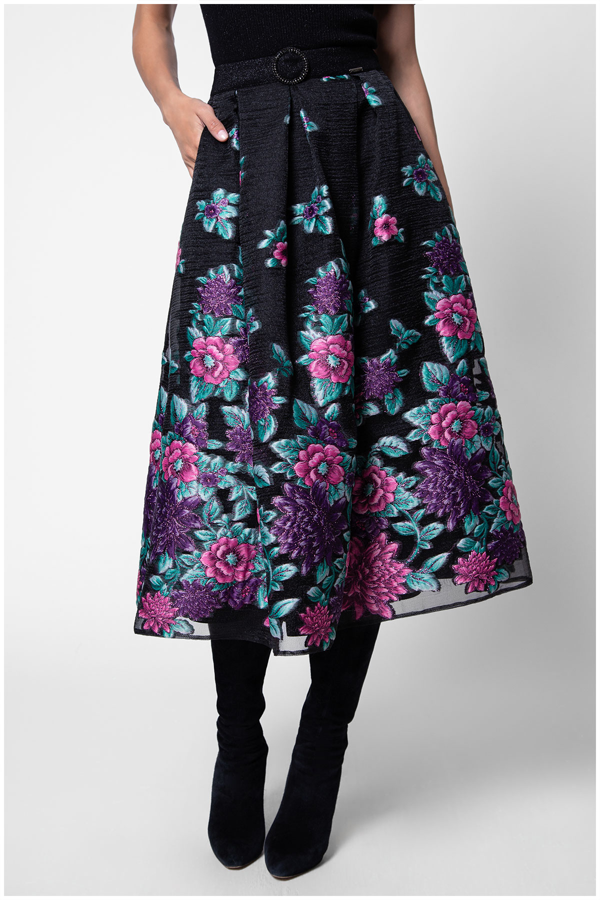 Duga suknja cvetnog dezena | Modna kuća Luna